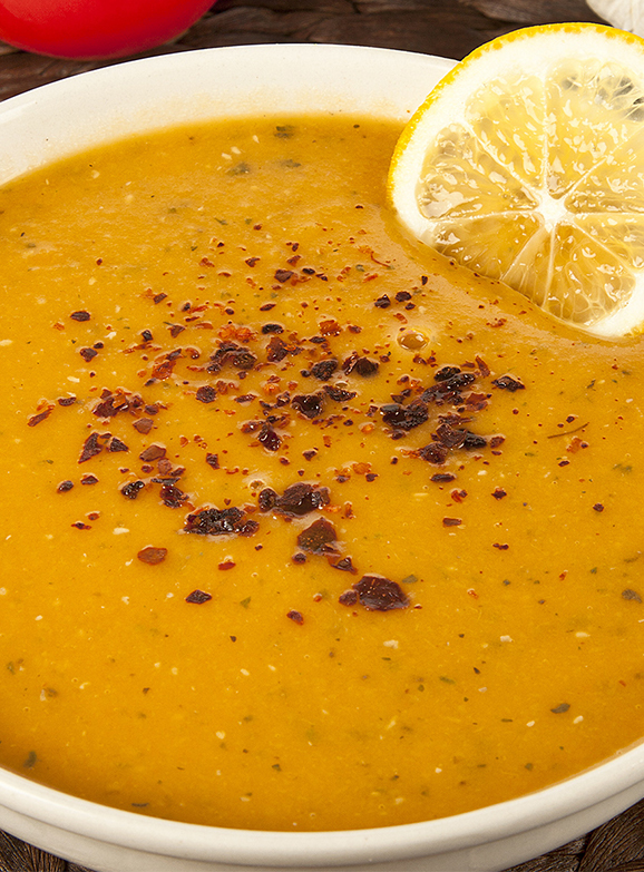 Turkish Red Lentil Soup - Coyne Holiday Cookbook